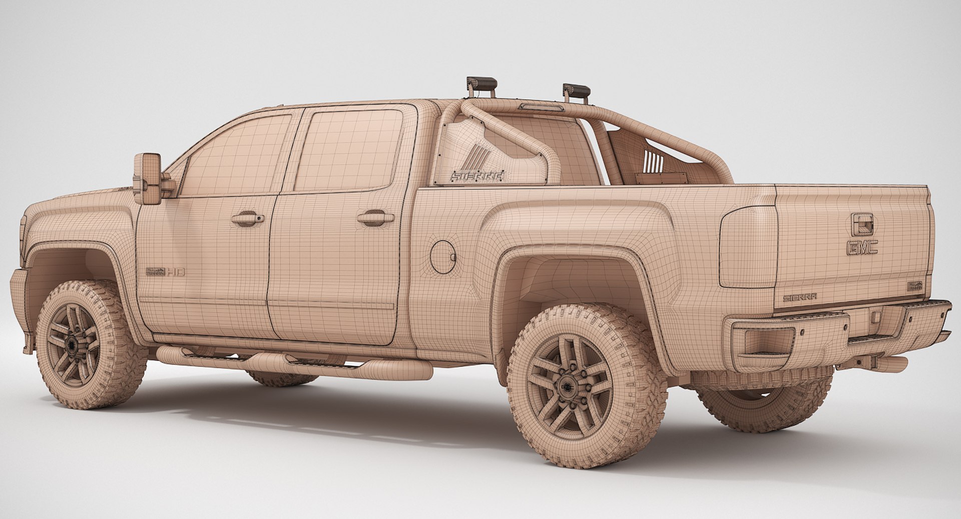 2018 Gmc Sierra 2500hd 3D Model - TurboSquid 1290028