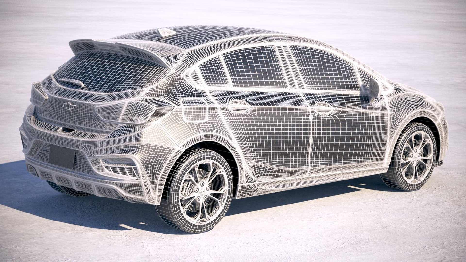 Chevrolet Cruze 2019 3D - TurboSquid 1305493