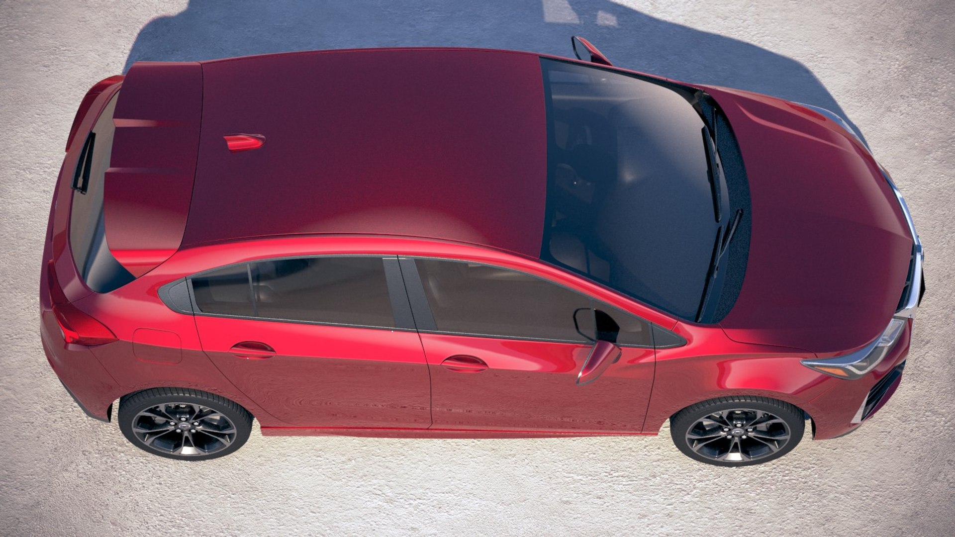 Chevrolet Cruze 2019 3D - TurboSquid 1305493