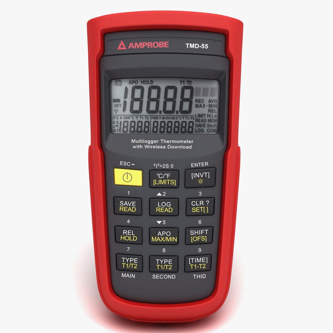 3d digital thermometer amprobe tmd-55