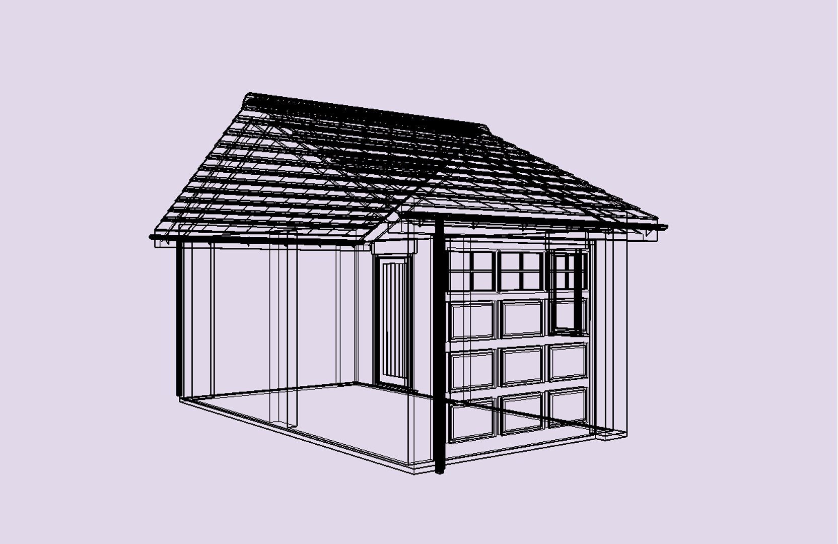 garage 3d model