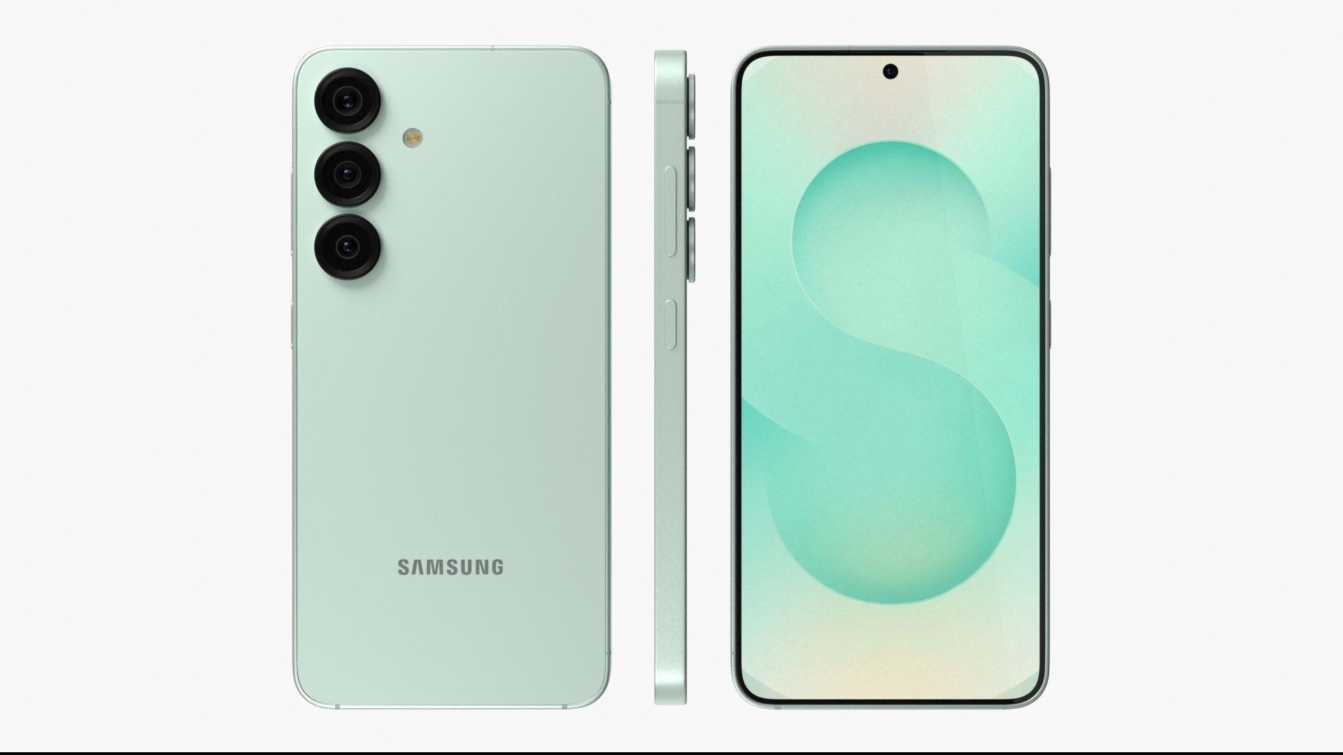 Samsung Galaxy S25 Mint Model - TurboSquid 2348220