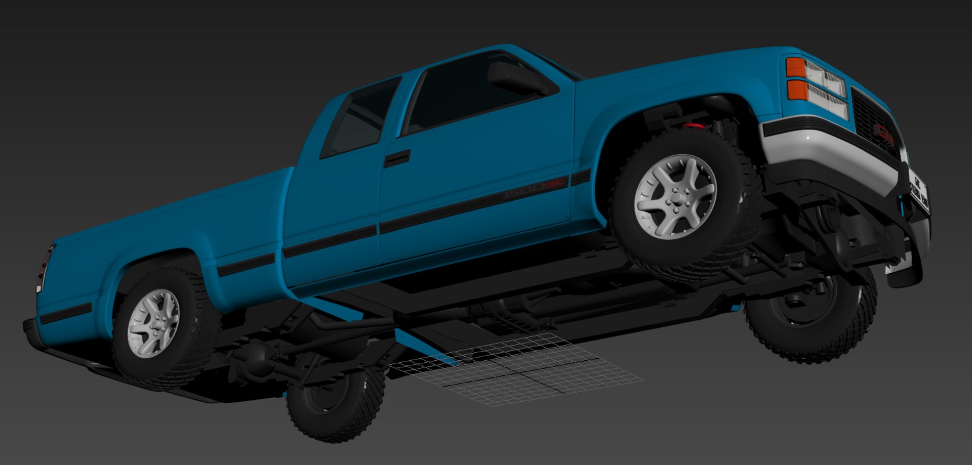 GMC Sierra 1500 1995 3D Model - TurboSquid 2190358