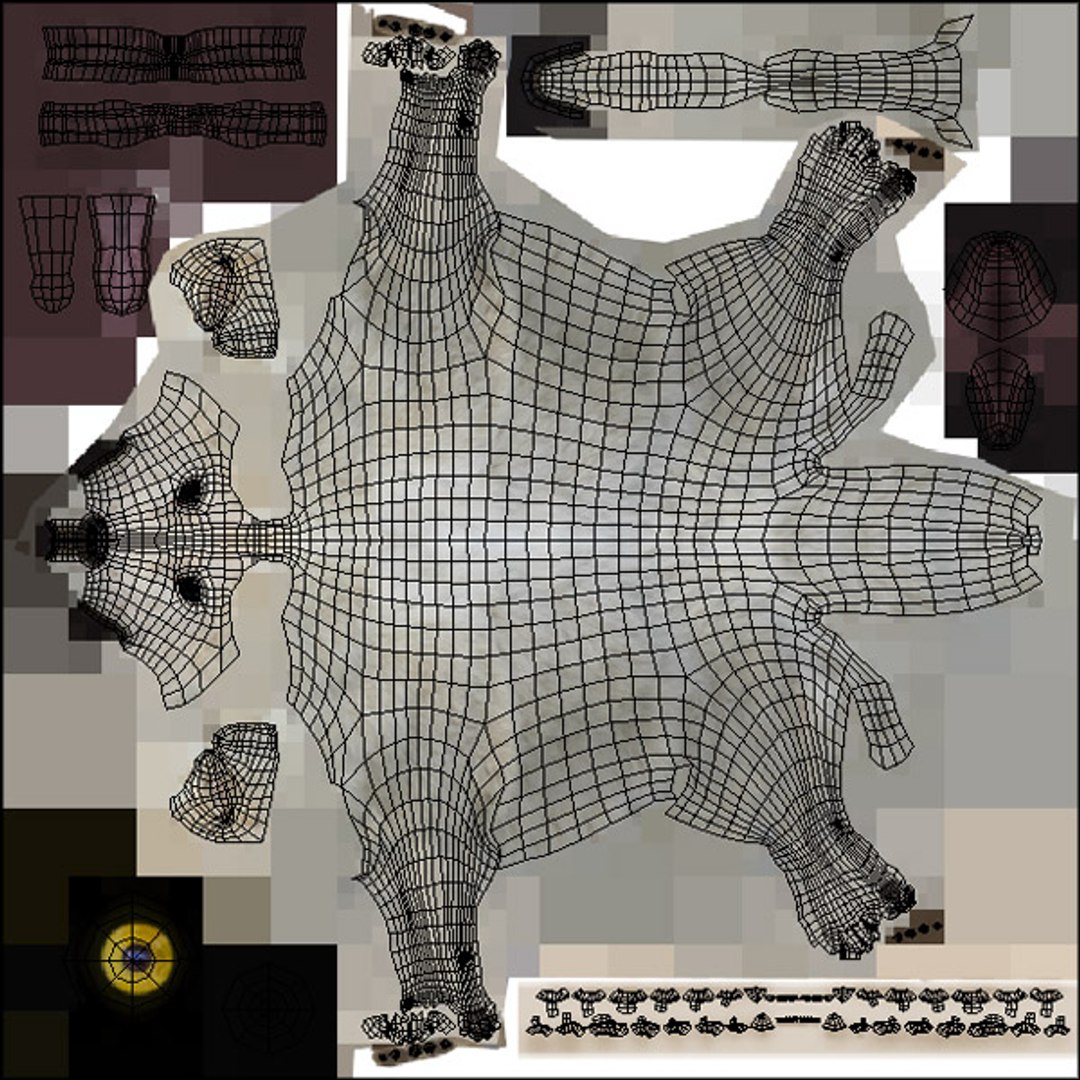 Arctic Wolf Fur 3d Model