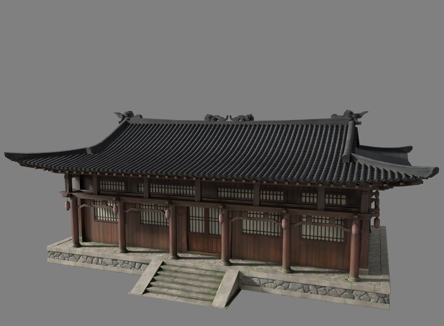 3D Ancient Architecture Model - TurboSquid 2053516