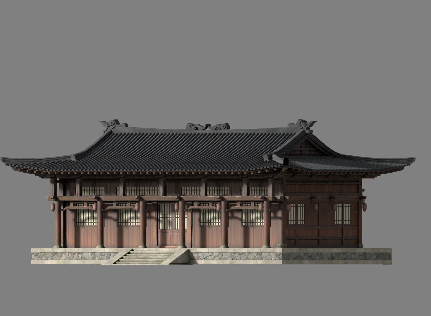 3D Ancient Architecture Model - TurboSquid 2053516