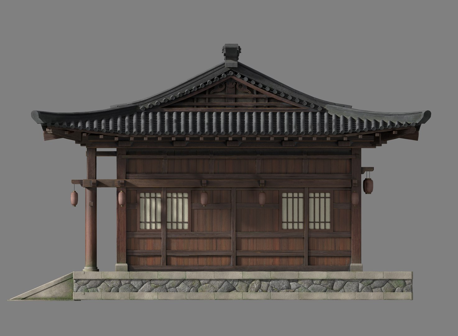 3D Ancient Architecture Model - TurboSquid 2053516