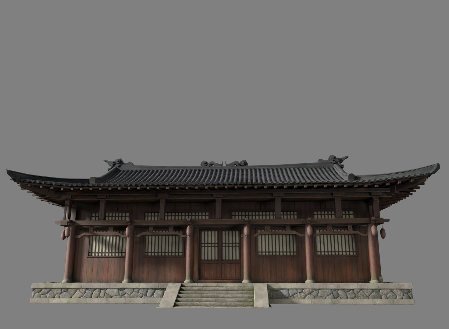 3D Ancient Architecture Model - TurboSquid 2053516