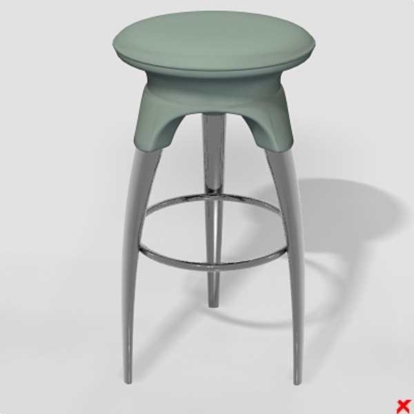 3d bar stool model