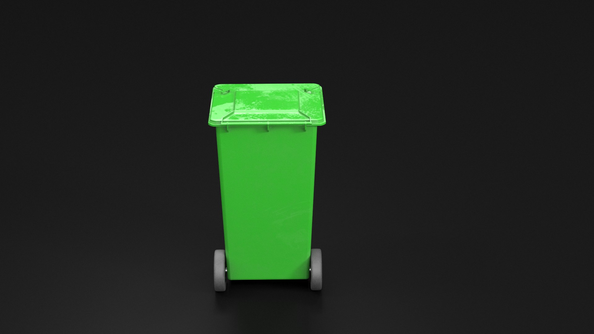 Small Garbage Container 3d 3ds