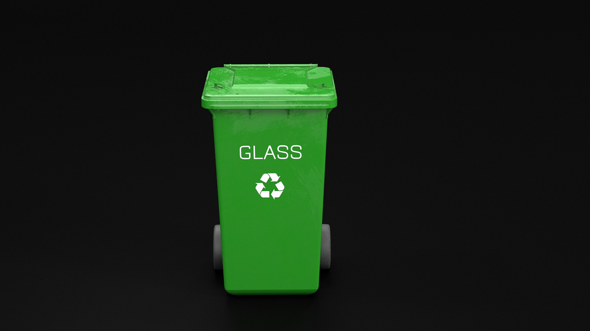 Small Garbage Container 3d 3ds