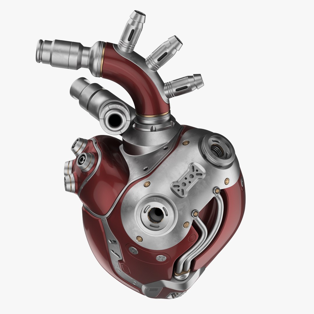 Cyber Heart 2 Organized 3D - TurboSquid 1549556