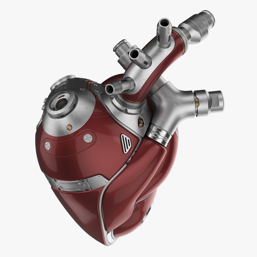 Cyber Heart 2 Organized 3D - TurboSquid 1549556