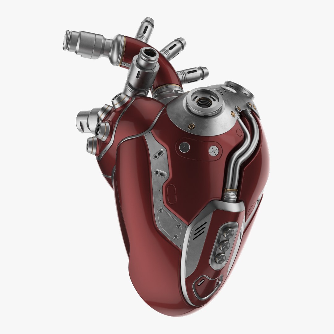 Cyber Heart 2 Organized 3D - TurboSquid 1549556
