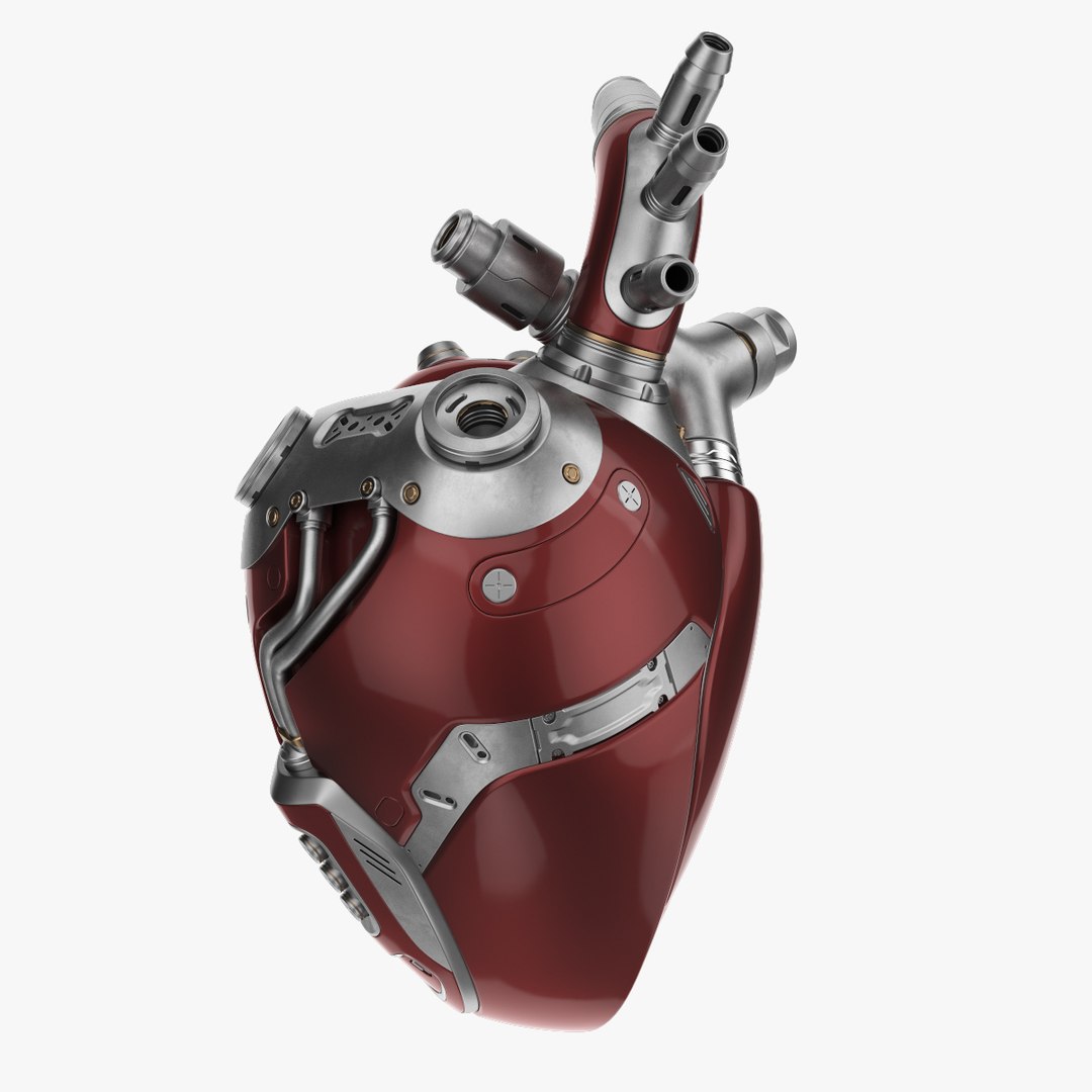 Cyber Heart 2 Organized 3D - TurboSquid 1549556