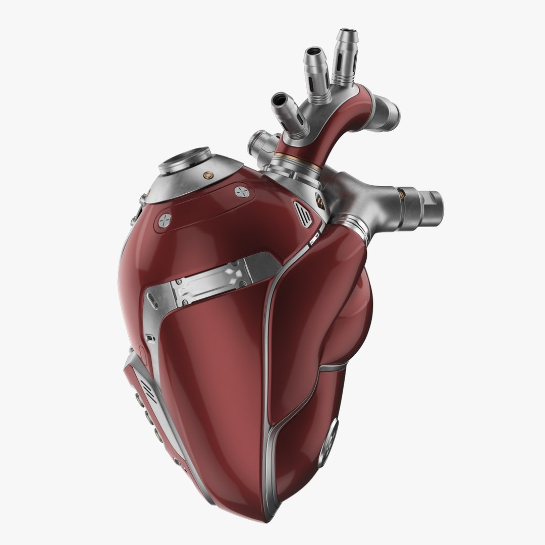 Cyber Heart 2 Organized 3D - TurboSquid 1549556