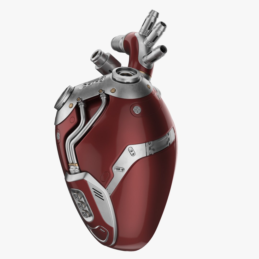 Cyber Heart 2 Organized 3D - TurboSquid 1549556