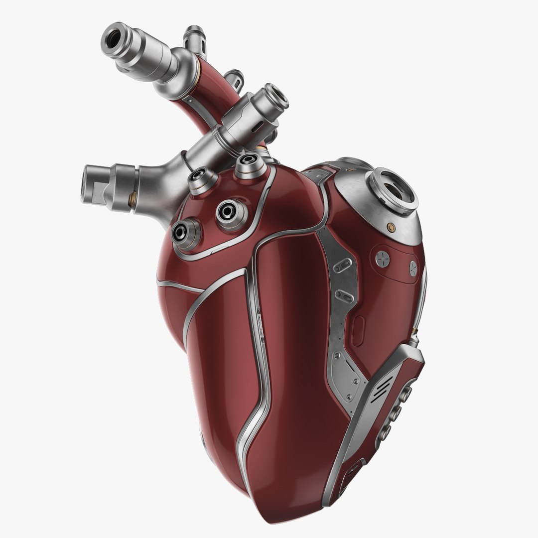 Cyber Heart 2 Organized 3D - TurboSquid 1549556