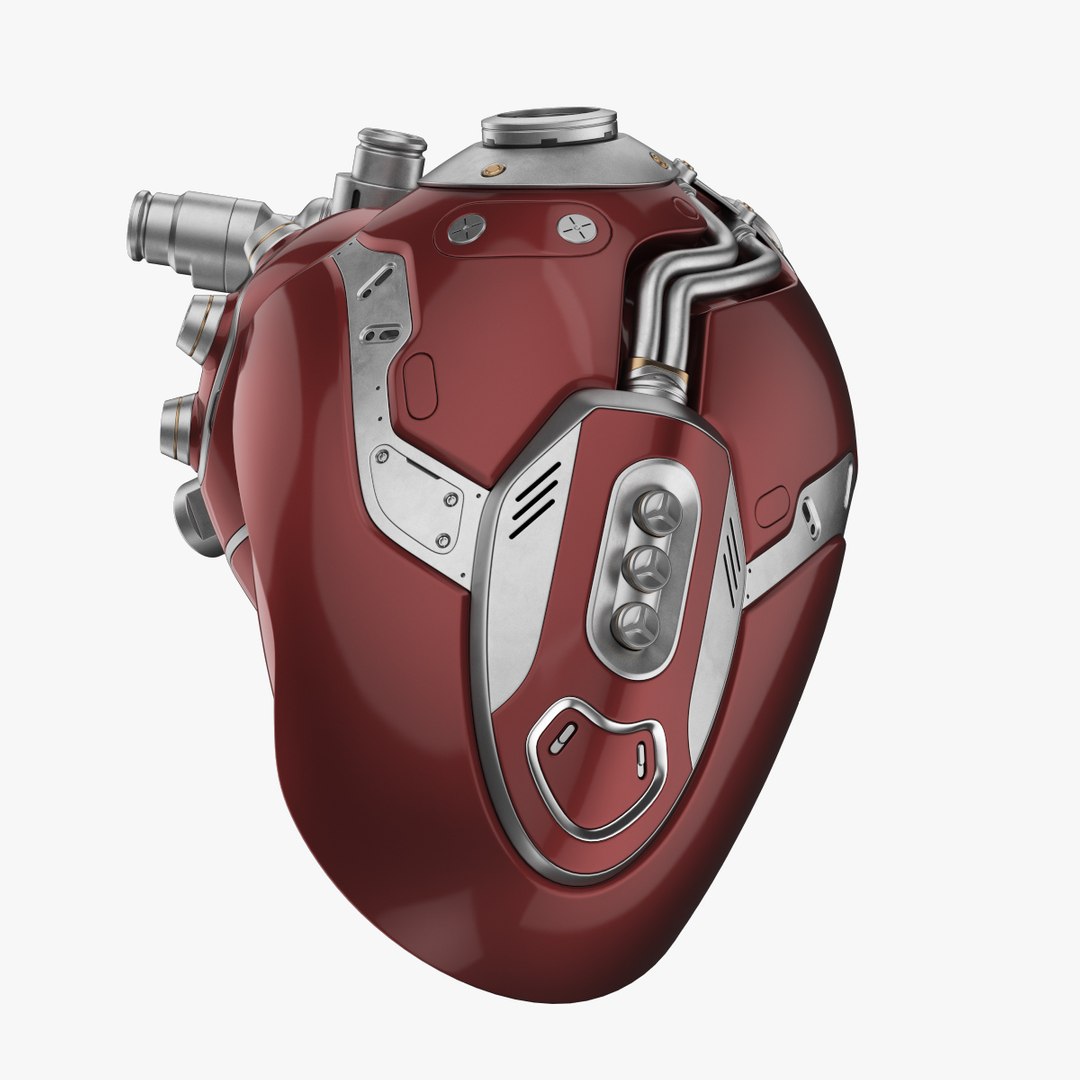 Cyber Heart 2 Organized 3D - TurboSquid 1549556