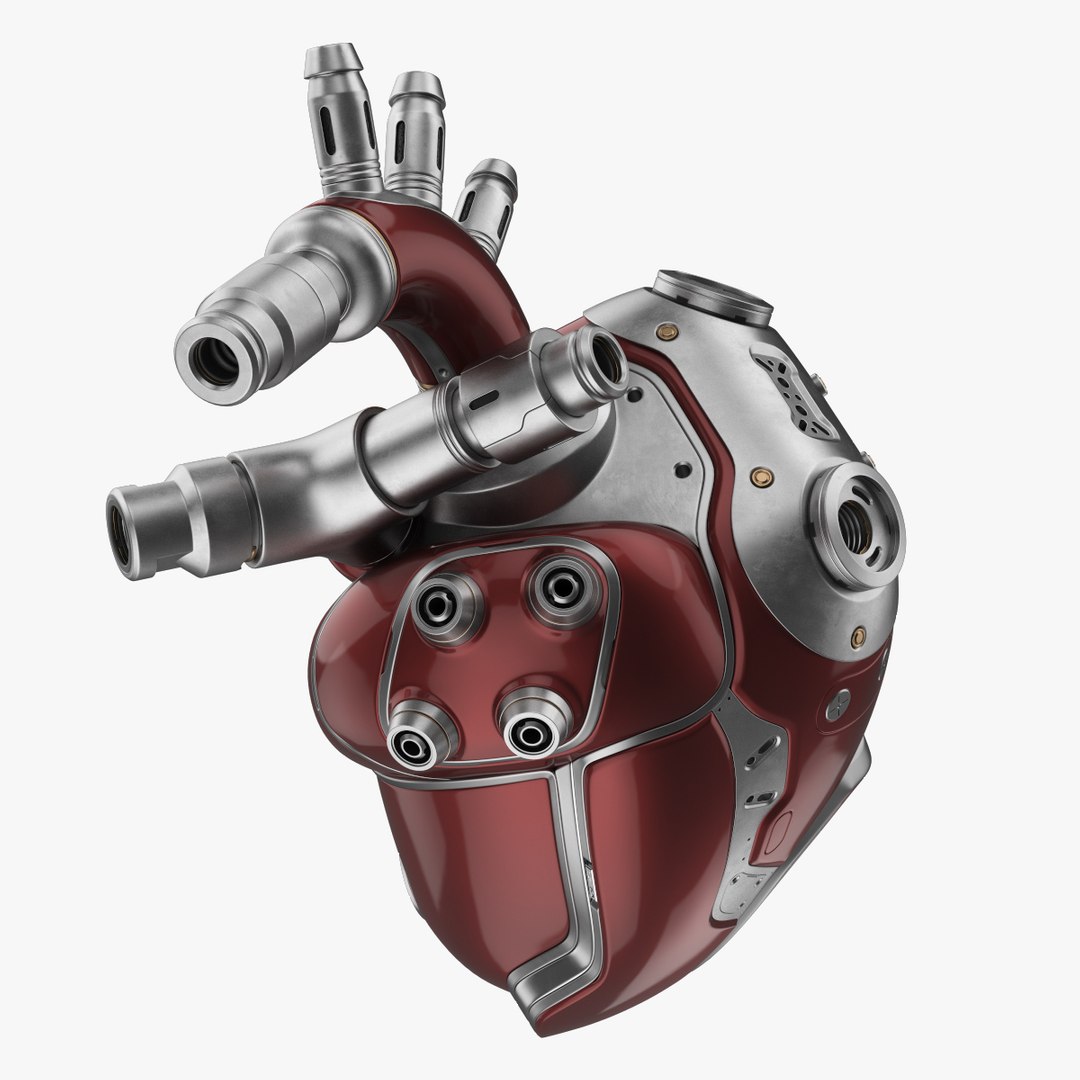 Cyber Heart 2 Organized 3D - TurboSquid 1549556