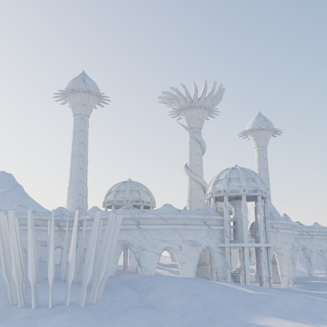 Modular Castle 3d Model