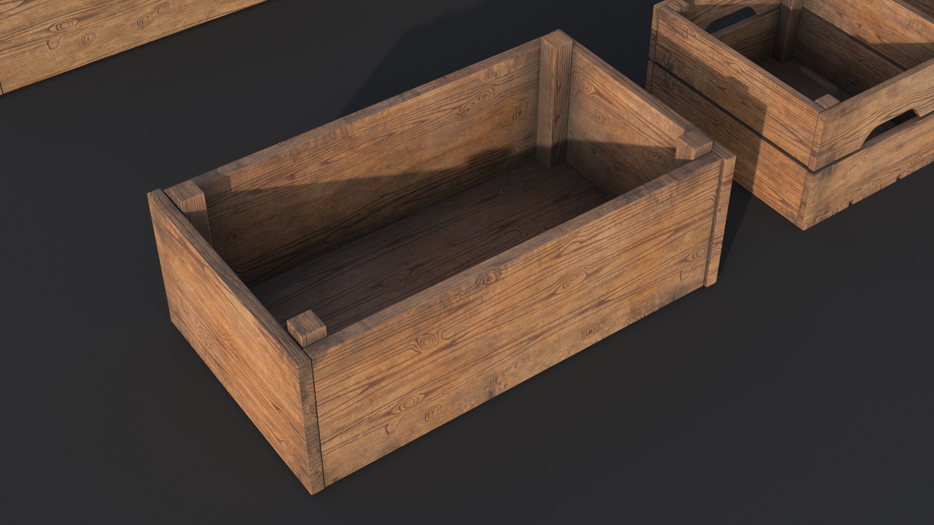 Wooden Box Collection 3D Model - TurboSquid 2227549