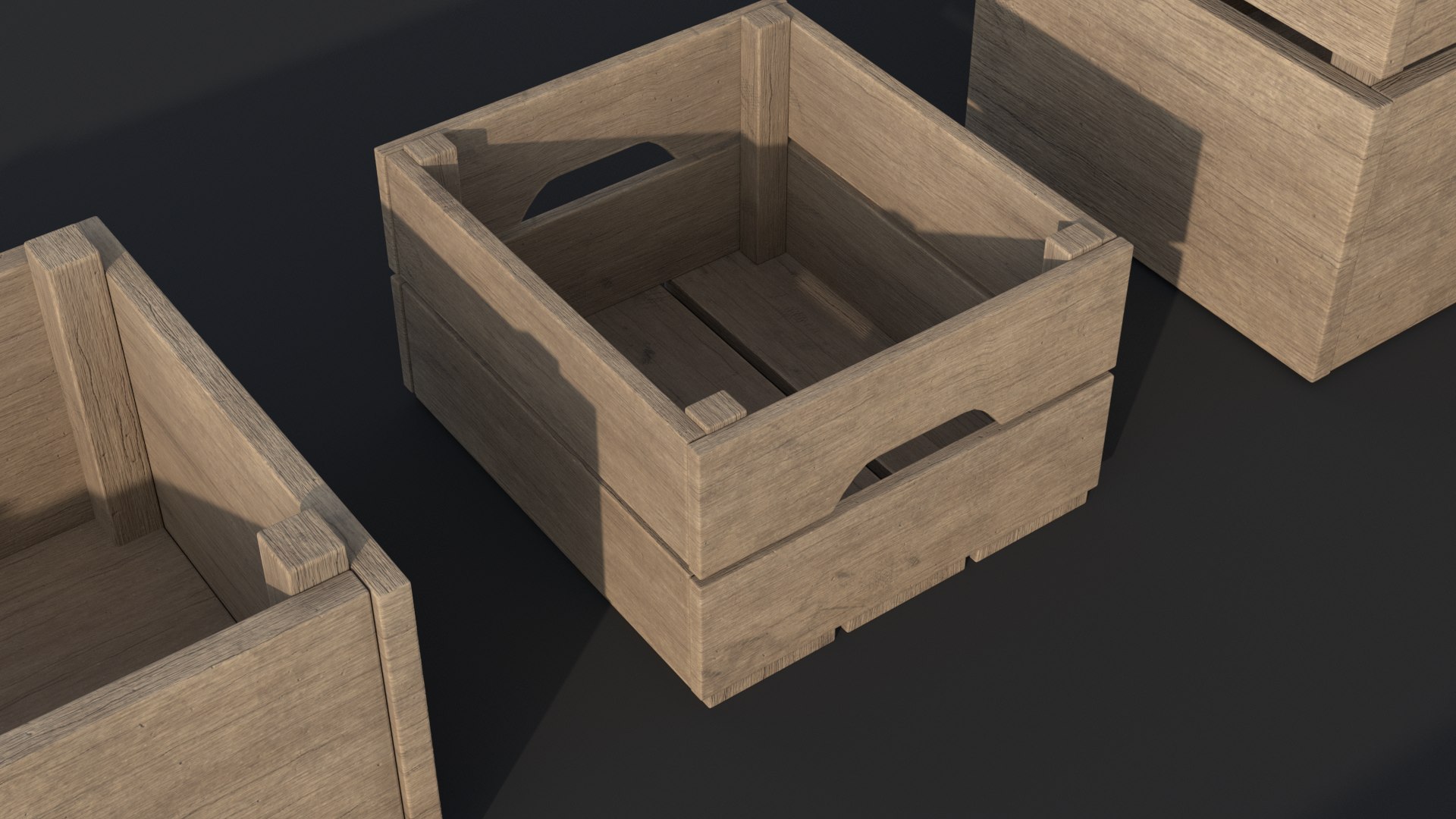 Wooden Box Collection 3D Model - TurboSquid 2227549