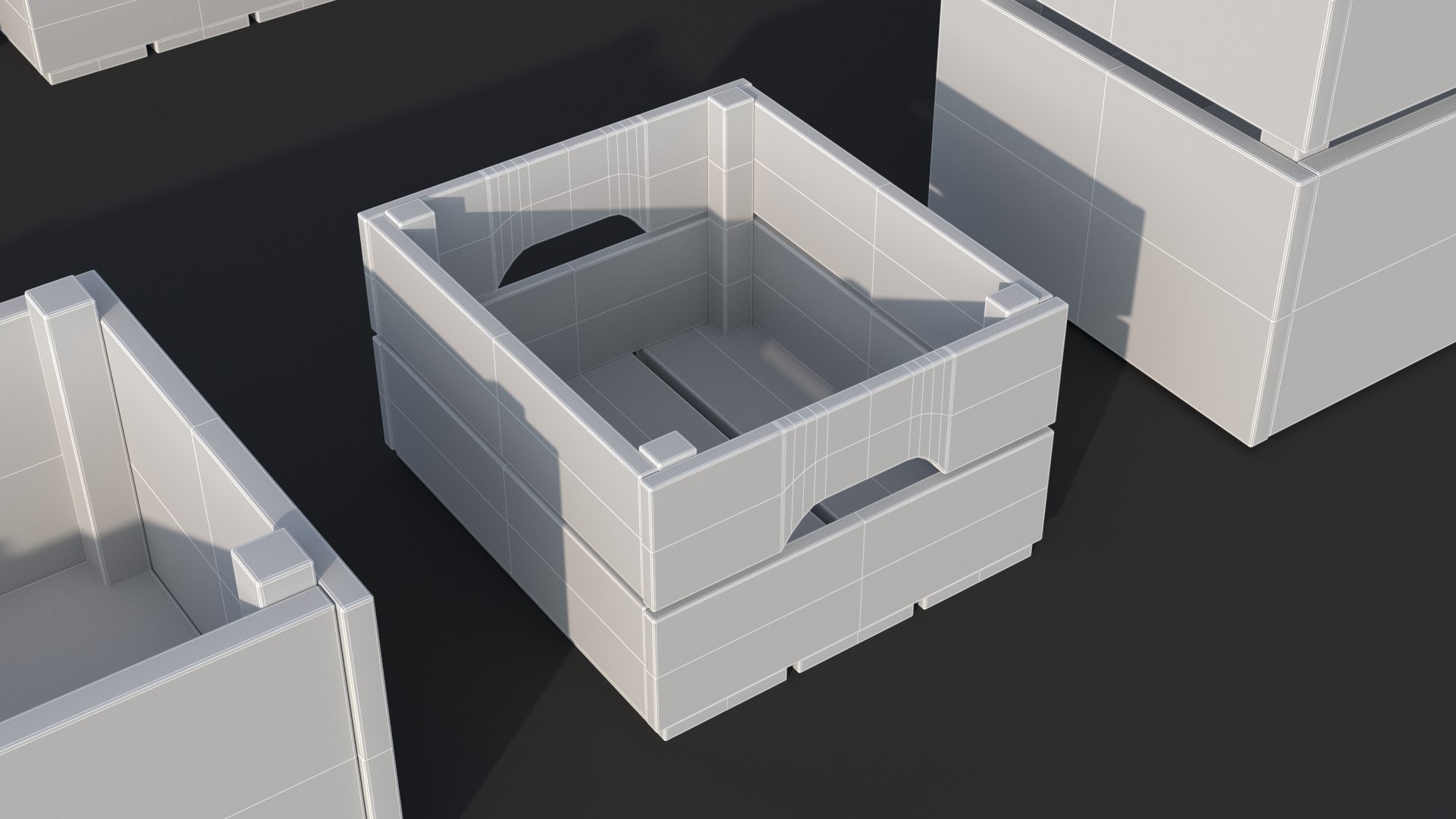 Wooden Box Collection 3D Model - TurboSquid 2227549