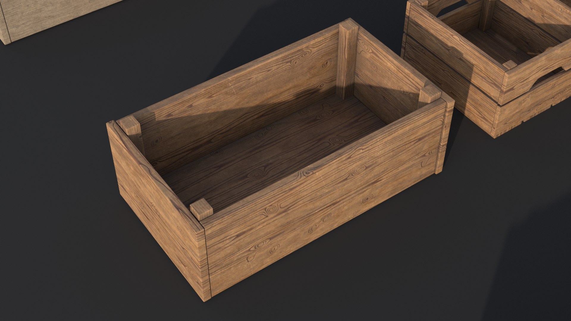 Wooden Box Collection 3D Model - TurboSquid 2227549