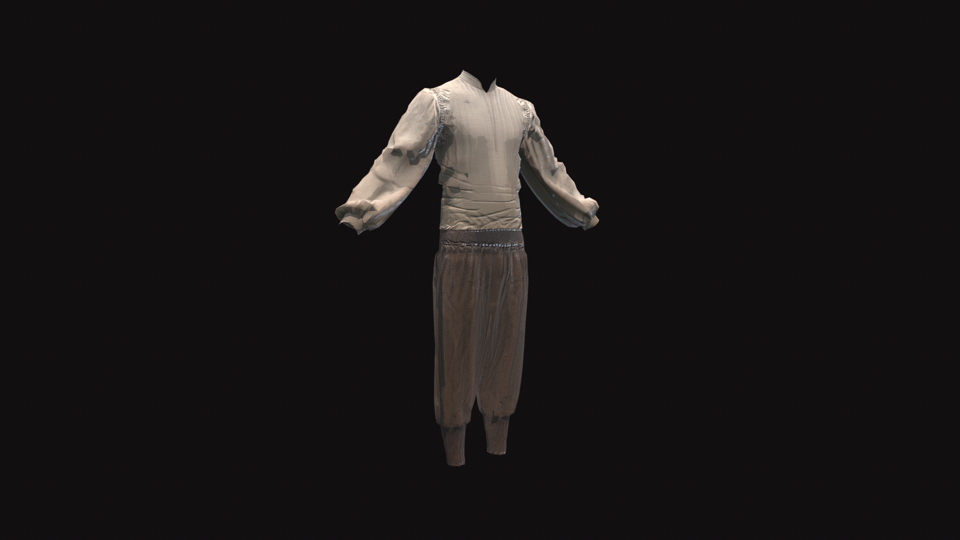 Medieval Cloth 03 3D Model - TurboSquid 2321089
