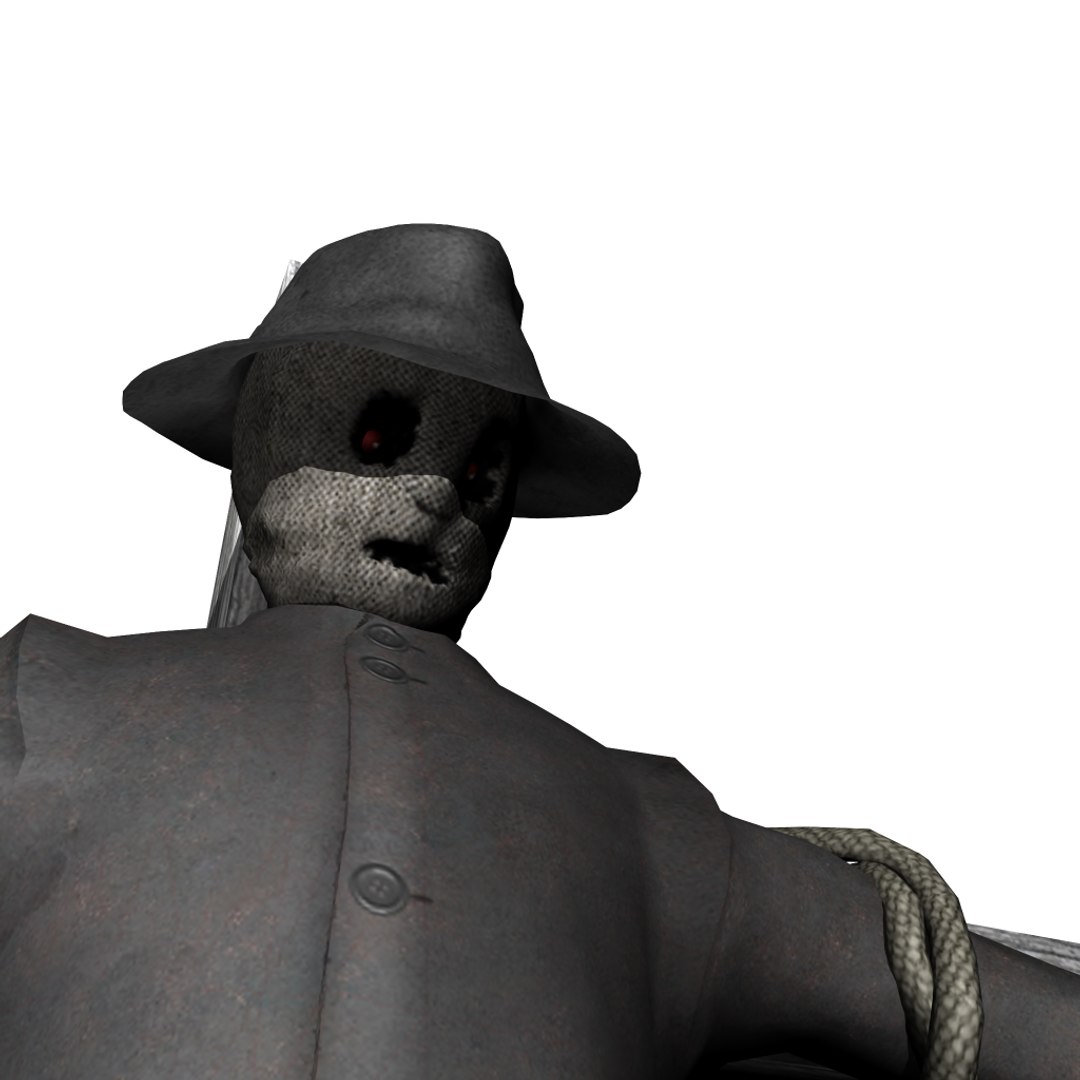 3d Scarecrow Scare Crow Model
