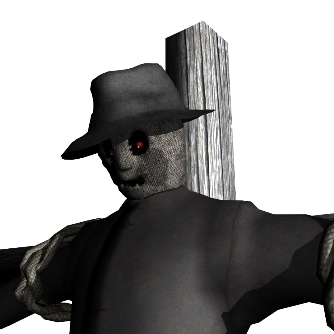 3d Scarecrow Scare Crow Model