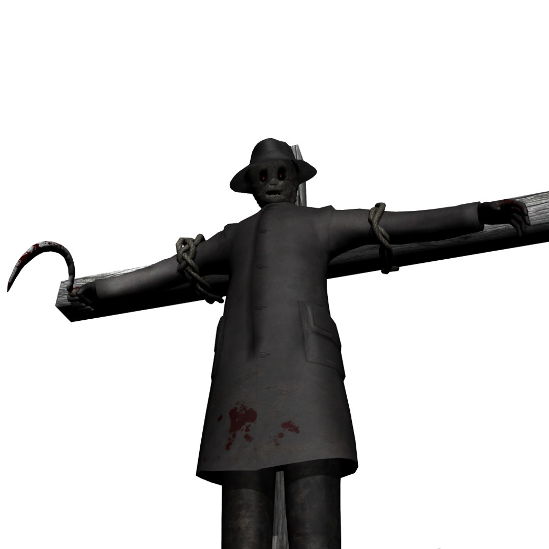 3d Scarecrow Scare Crow Model