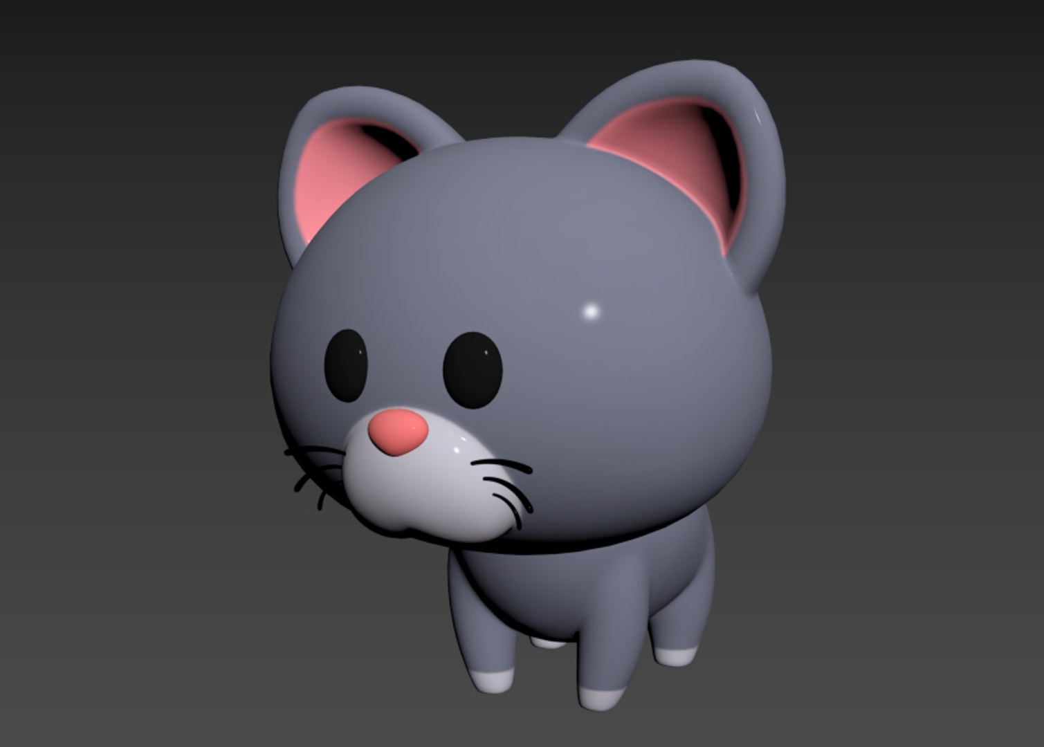 Cat Character 3D Model - TurboSquid 1645694