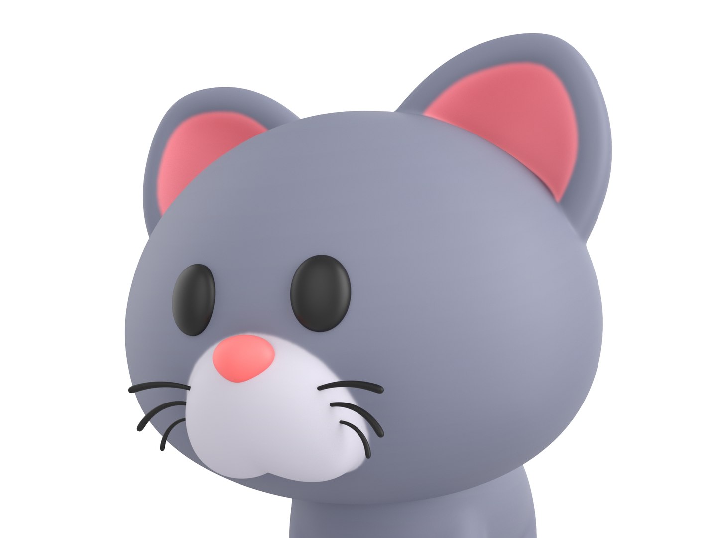 Cat Character 3D Model - TurboSquid 1645694