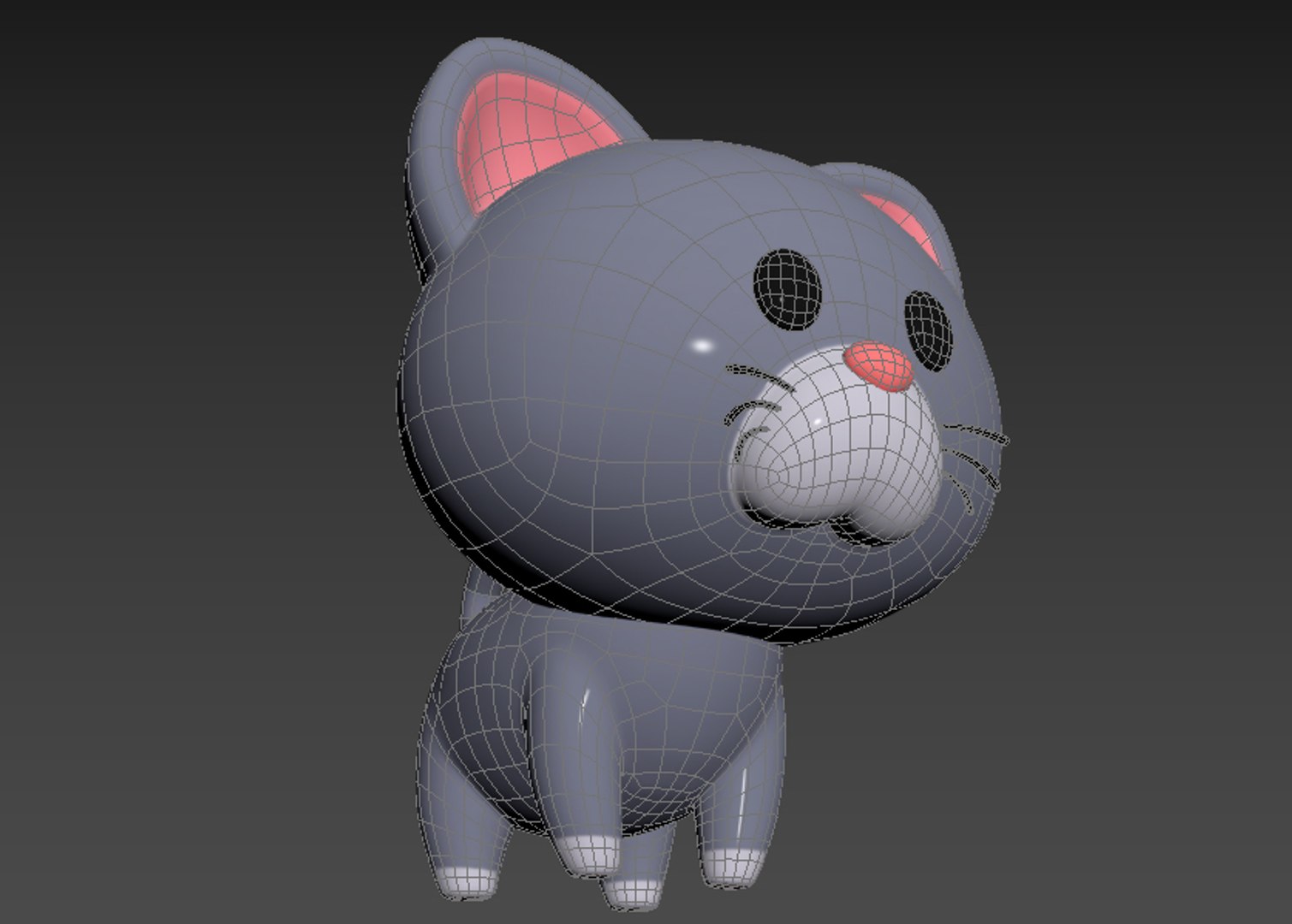 Cat Character 3D Model - TurboSquid 1645694