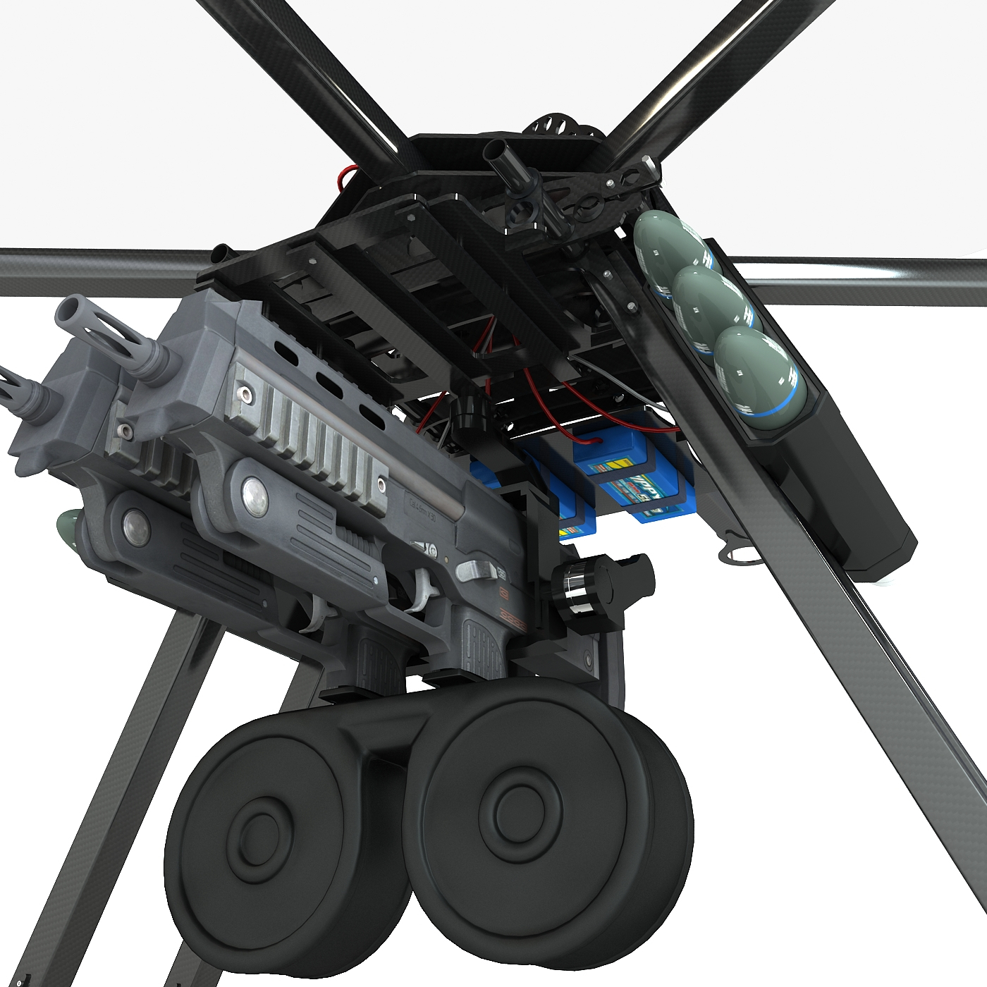 3d hexacopter attack drone