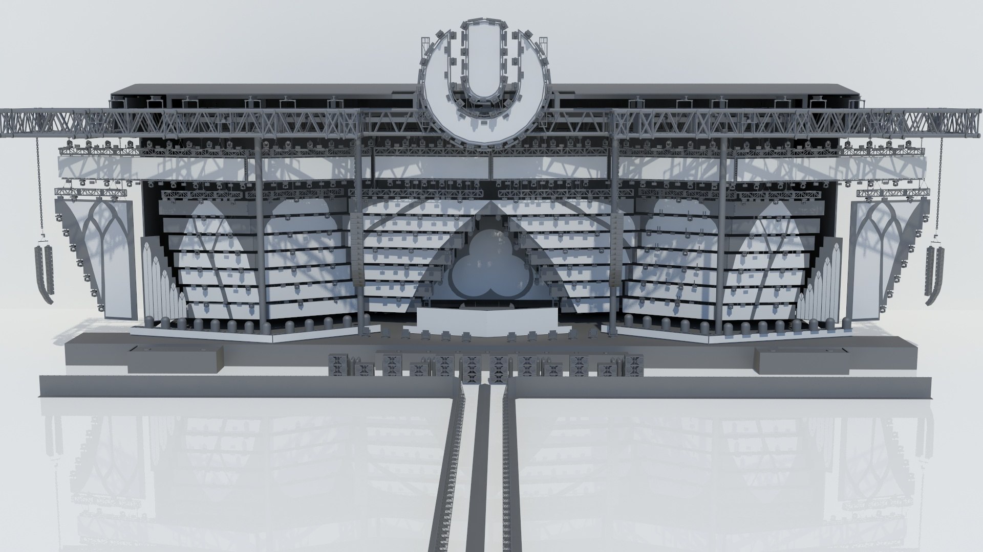 Ultra Music Festival 2020 Main Stage Pioneer DJM 3D Model - TurboSquid ...
