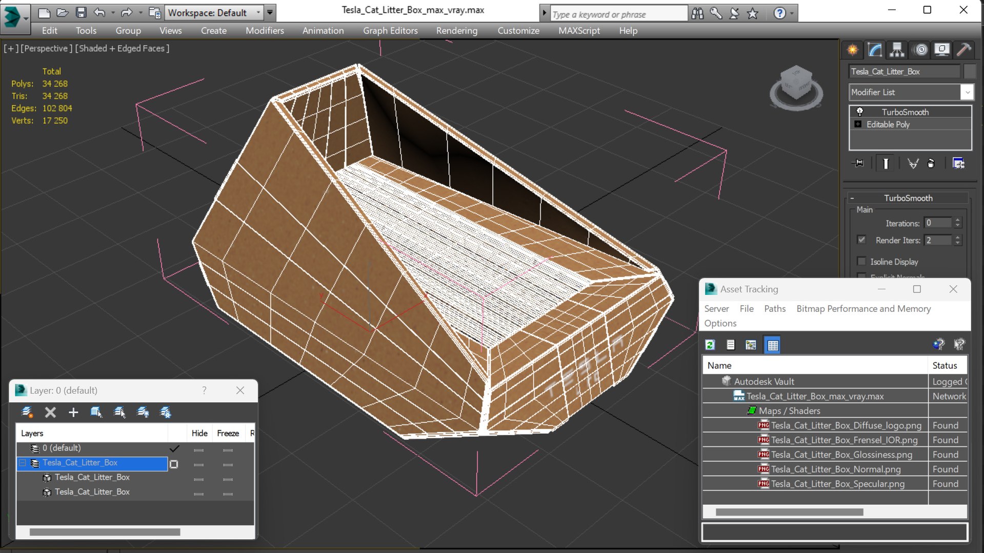 Tesla Cat Litter Box 3D model - TurboSquid 2167811