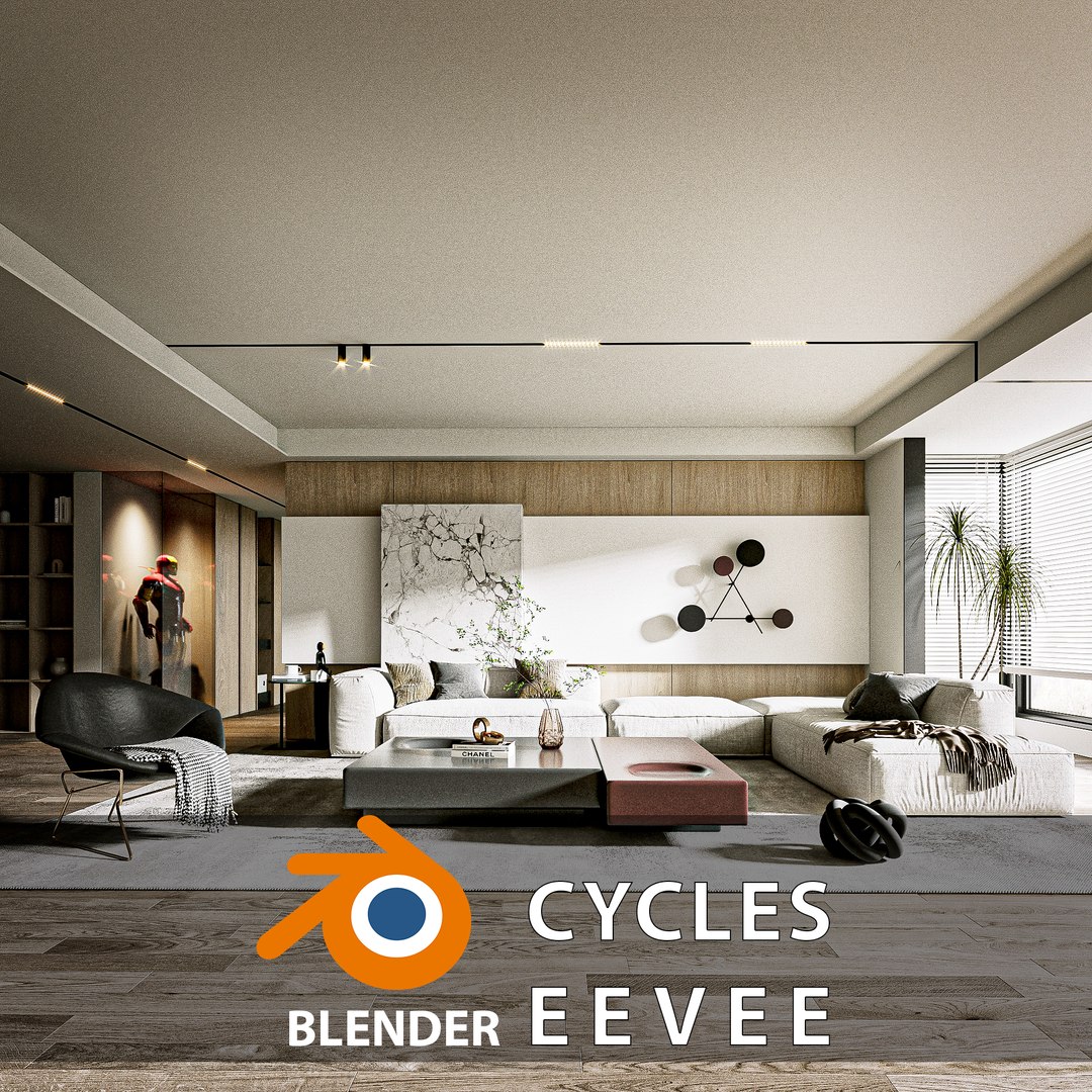 Best Living Room Design 09 For Blender 3D - TurboSquid 1980563