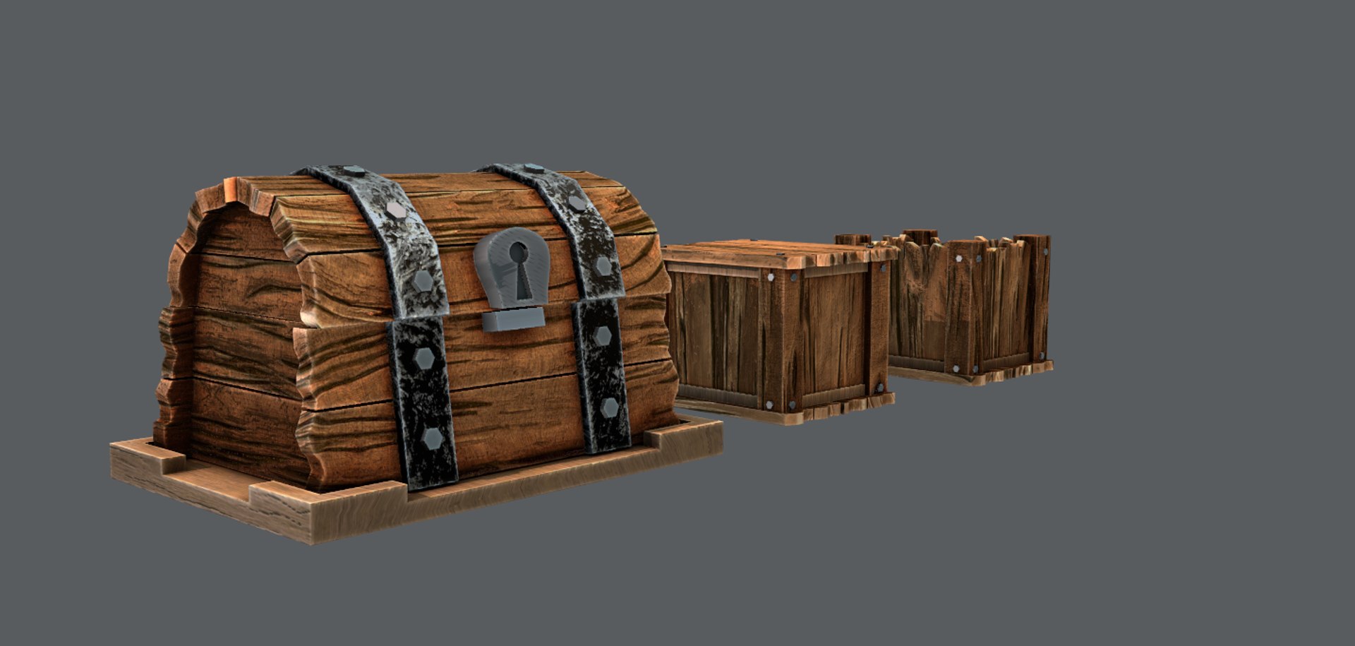 Box Chest 3D Model - TurboSquid 1291374