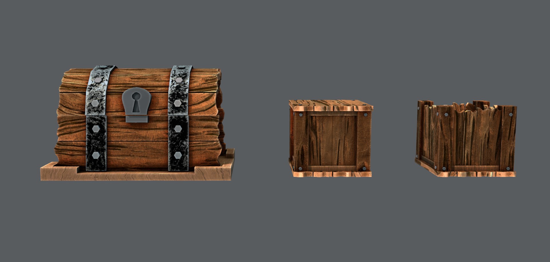Box Chest 3D Model - TurboSquid 1291374