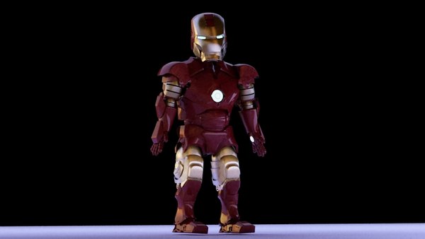 iron boy 3d model