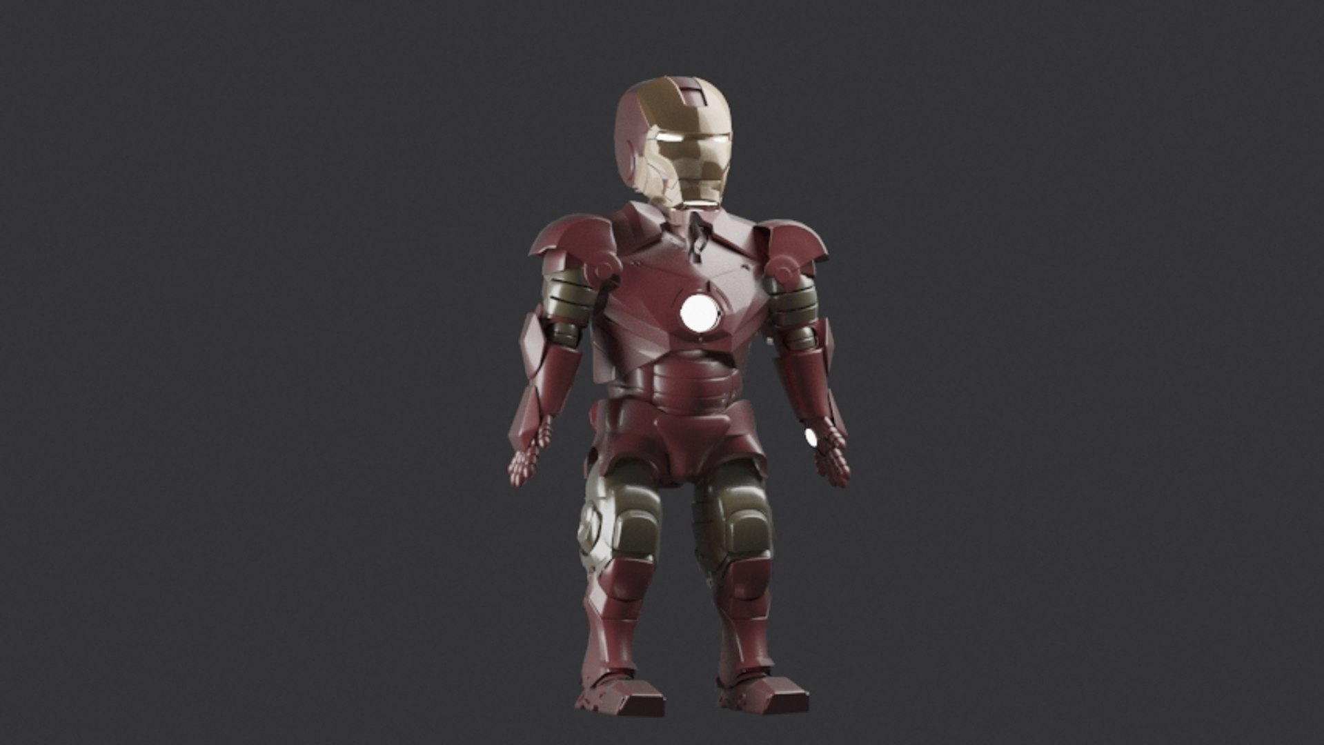 Iron Boy 3d Model