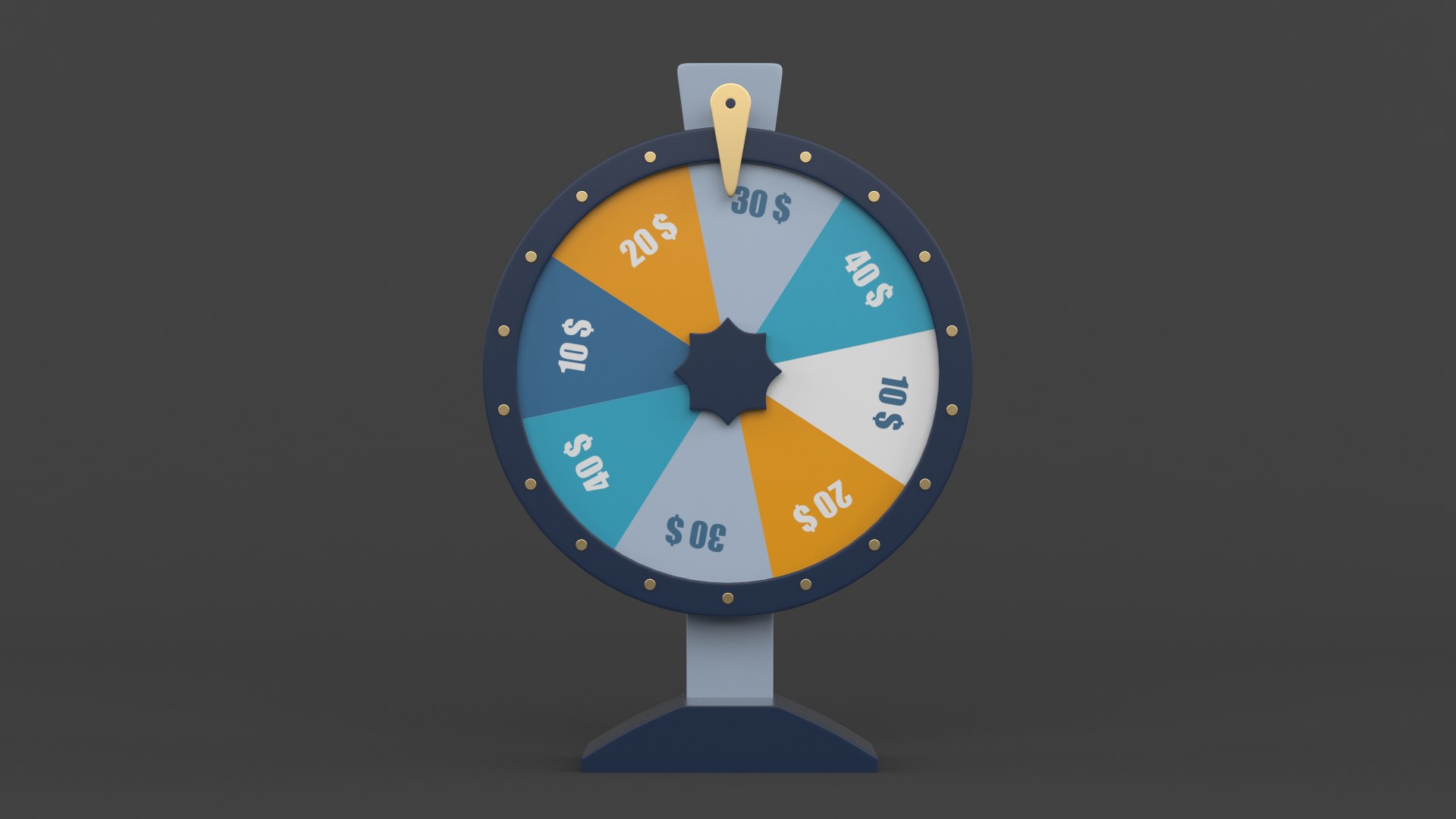 Wheel Of Fortune 3D Model - TurboSquid 2288798