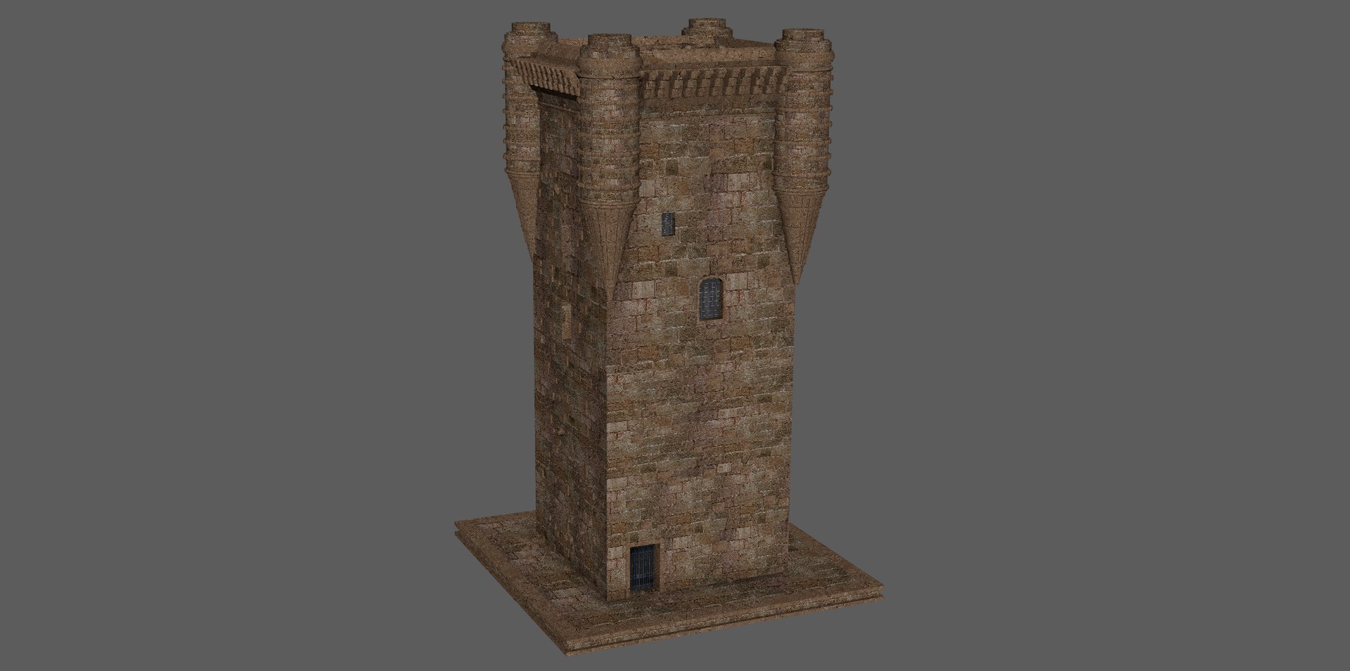 Free Ancient Spanish Tower 3D Model - TurboSquid 2288510
