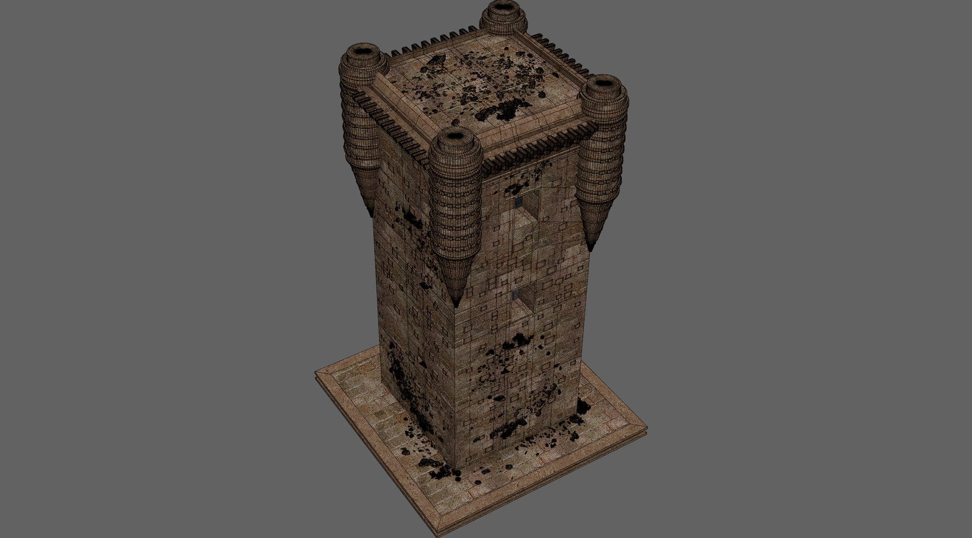 Free Ancient Spanish Tower 3D Model - TurboSquid 2288510