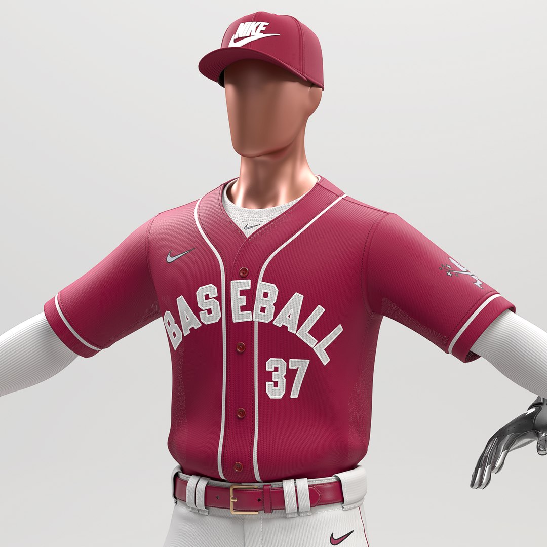 Baseball Uniform 3D Model - TurboSquid 2147250