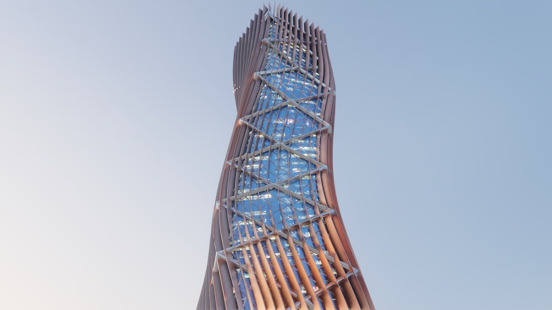 Futuristic Non-Existent Realistic Building 01 3D Model - TurboSquid 1968779