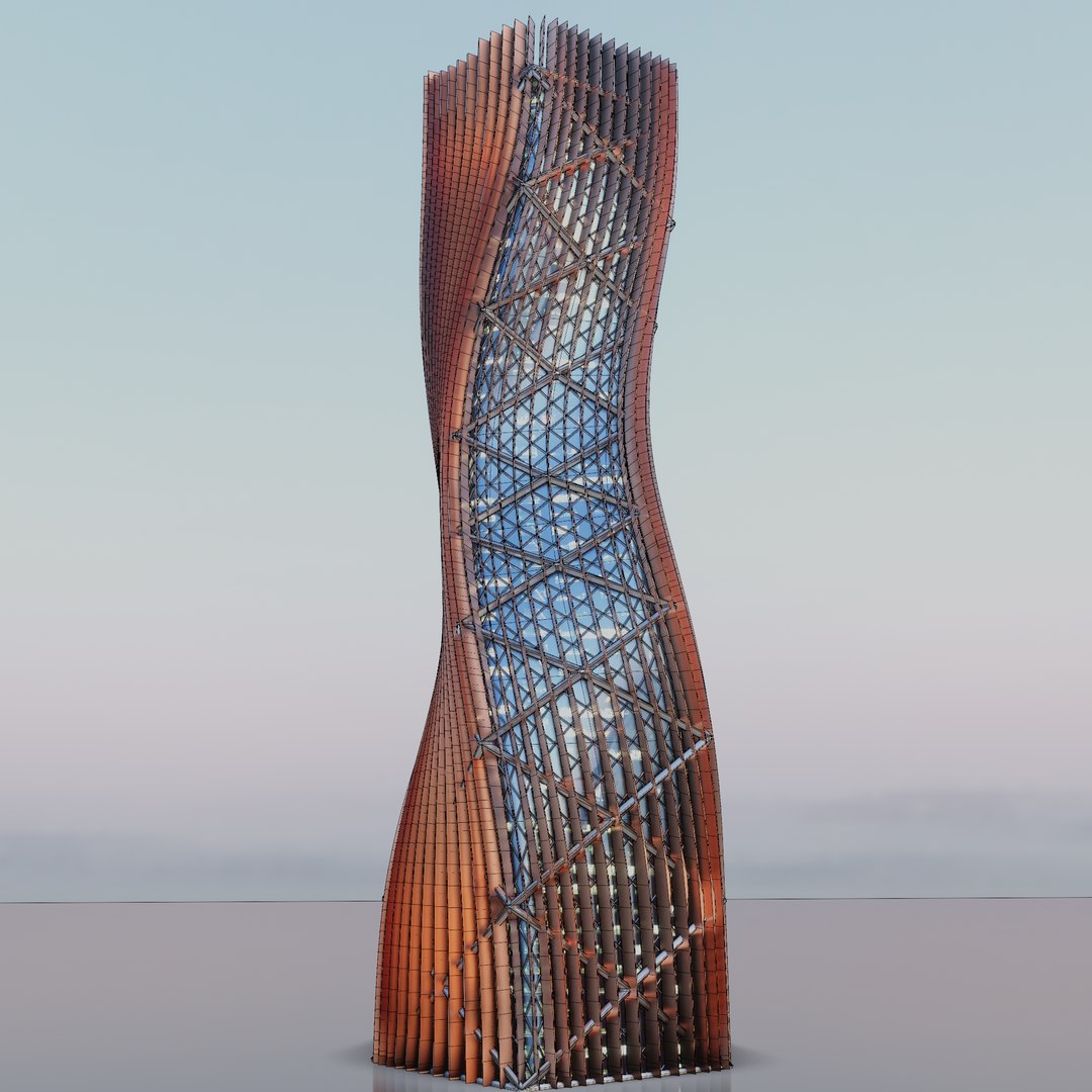 Futuristic Non-Existent Realistic Building 01 3D Model - TurboSquid 1968779